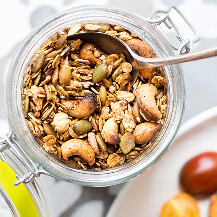 Savoury granola with fennel and chilli - Quite Good Food